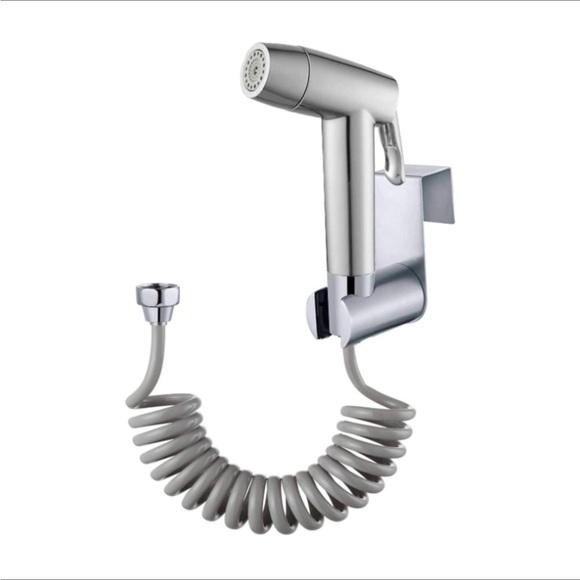 Bath | Handheld Bidet Sprayer Toilet Bathroom With Spring Hose Wall ...